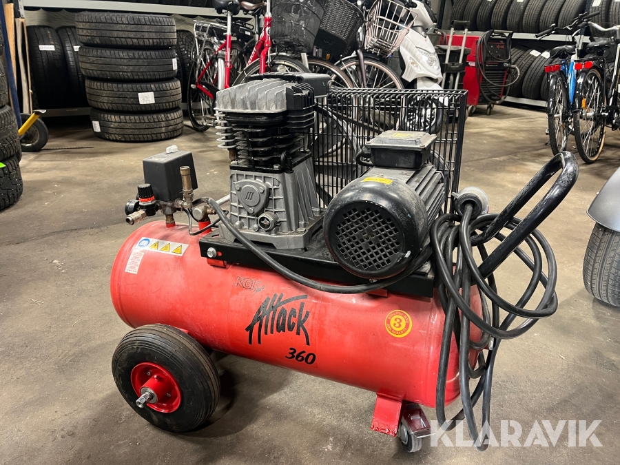 Kompressor Attack 360, Gävle, Klaravik auktioner
