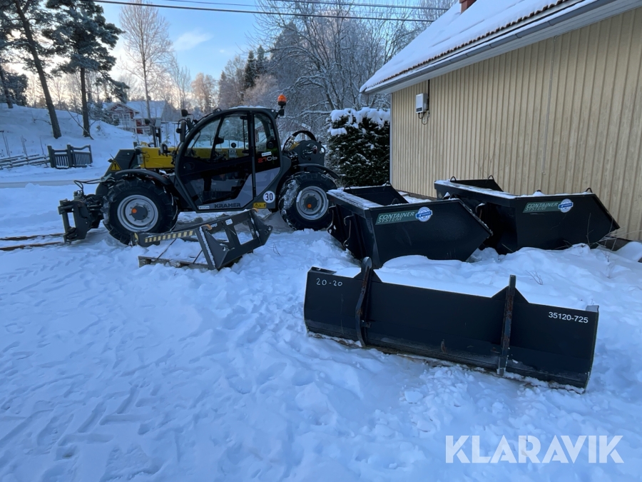 Teleskoplastare Kramer 2706, Haninge, Klaravik auktioner