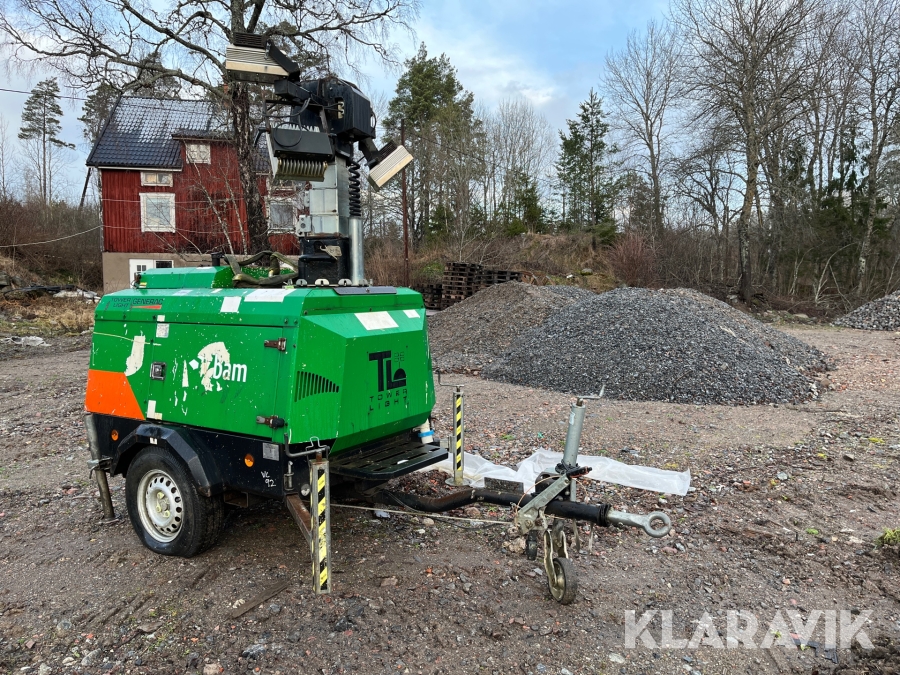 Belysningsmast Generac, Sigtuna, Klaravik auktioner