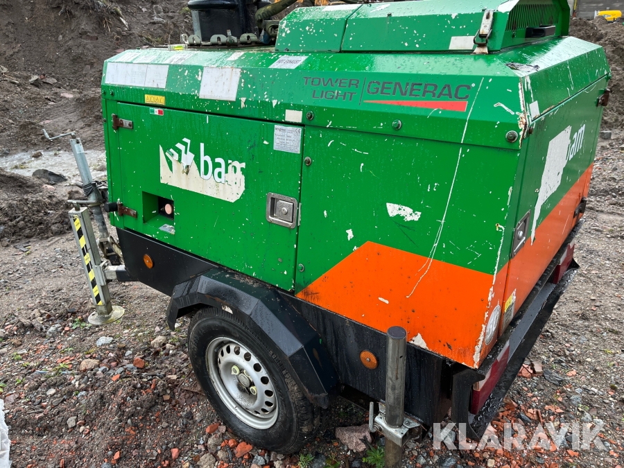 Belysningsmast Generac, Sigtuna, Klaravik auktioner