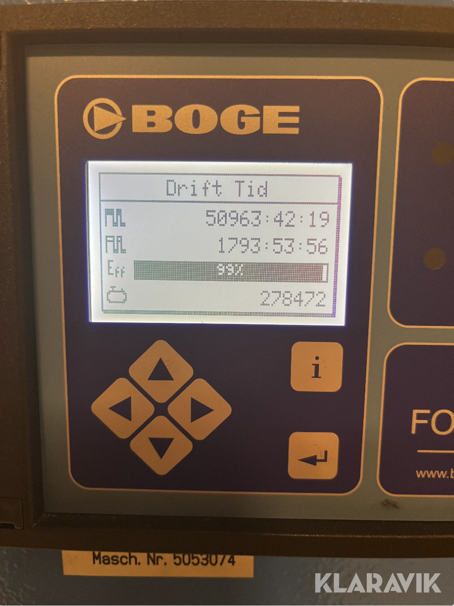 Kompressor Boge S40-2, Stockholm, Klaravik auktioner