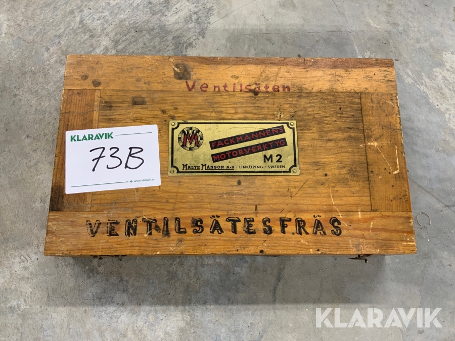 Ventilsätesfräs Malte Månson M2, Vilhelmina, Klaravik auk