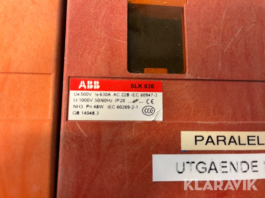 ABB SLK 630, Täby, Klaravik auktioner