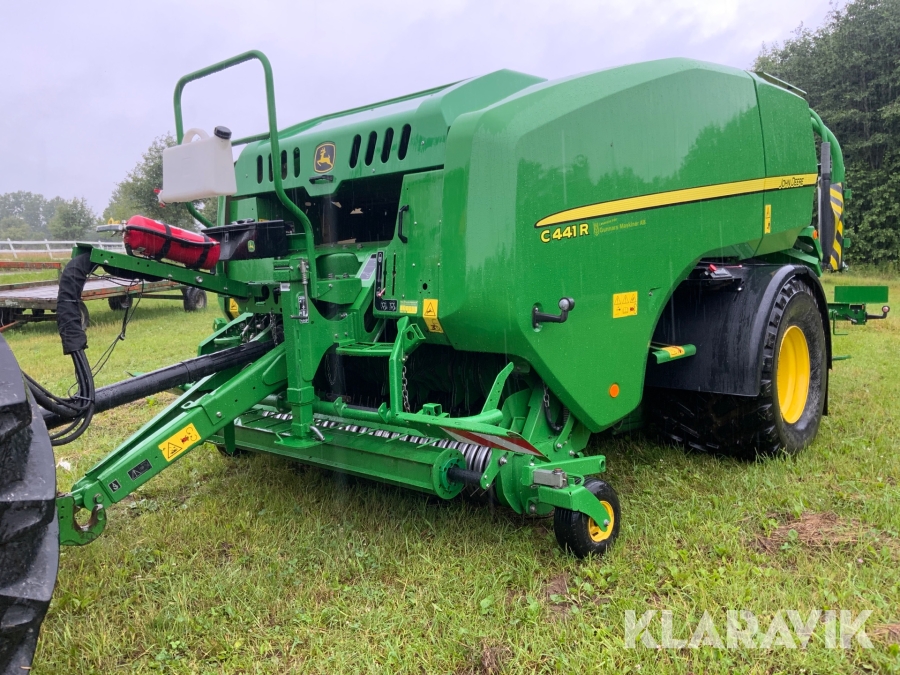 Rundbalspress John Deere C441R, Skövde, Klaravik auktioner