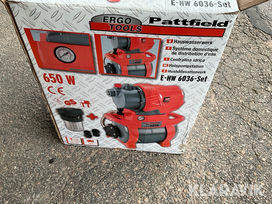 Vattenverk Pattfield E-HW 6036, Borås, Klaravik auktioner