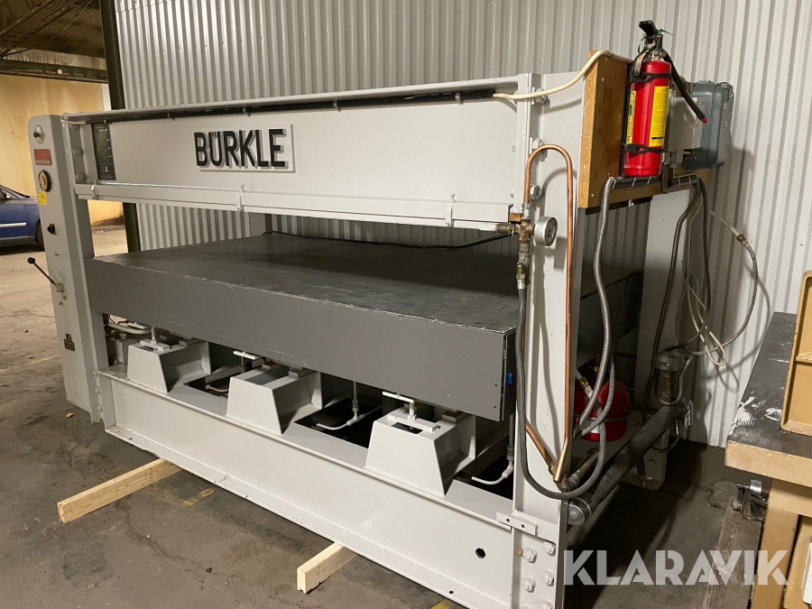 Vakuumpress Bürkle S10, Uppsala, Klarav