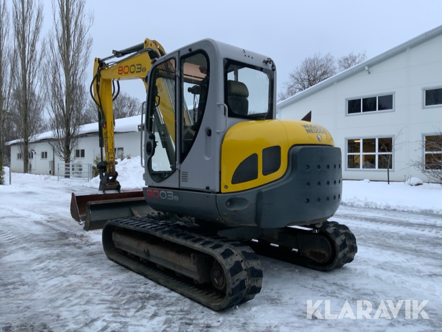 Grävmaskin Wacker Neuson 8003 RD, Skövde, Klaravik auktioner