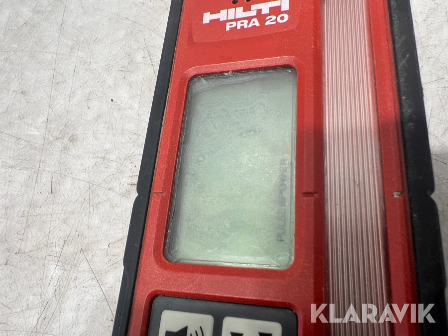 Lasermottagare Hilti PRA 20, Svalöv, Klaravik auktioner
