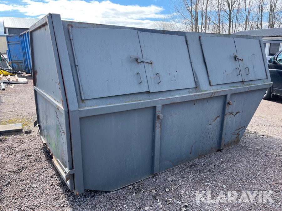 Avfallscontainer, Vadstena, Klaravik auktioner