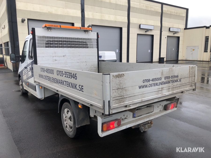 Lätt lastbil med flak