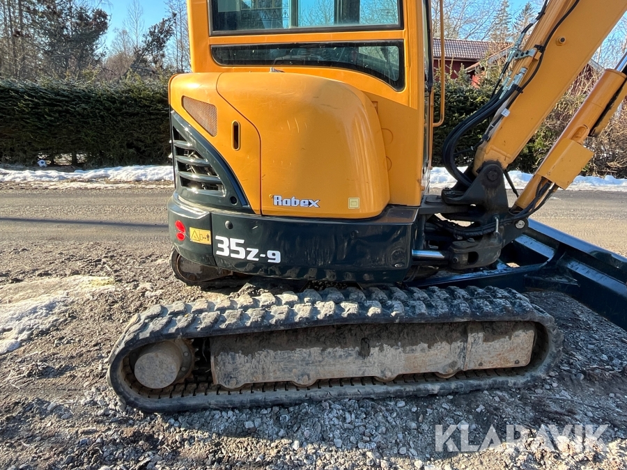 Grävmaskin Hyundai Robex 35Z-9, Norrtälje, Klaravik auktione