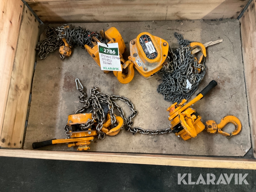 Lyftblock Kito Mighty 2000/1(3st) LB 2500/1, Jönköping, Klar