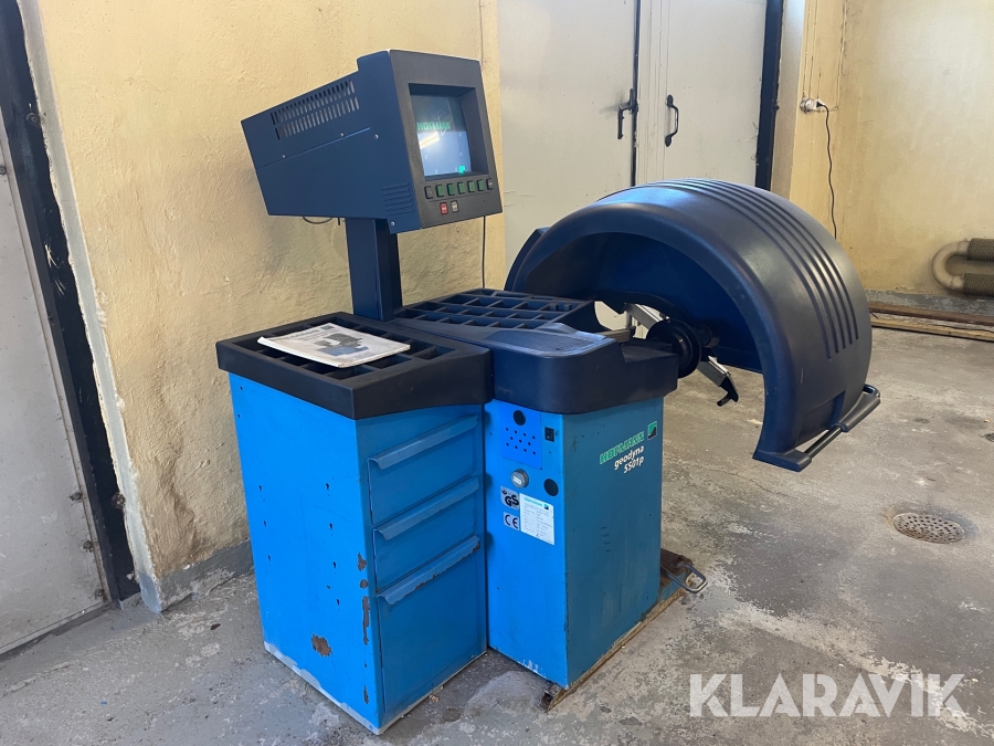 Balanseringsmaskin Hofmann Geodyna 5501p, Sollefteå, Klarav