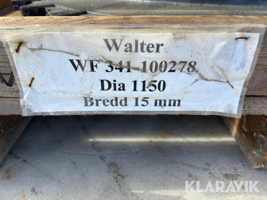 Skivfräs Walter WF 341-100278, Sundsvall, Klaravik auktione