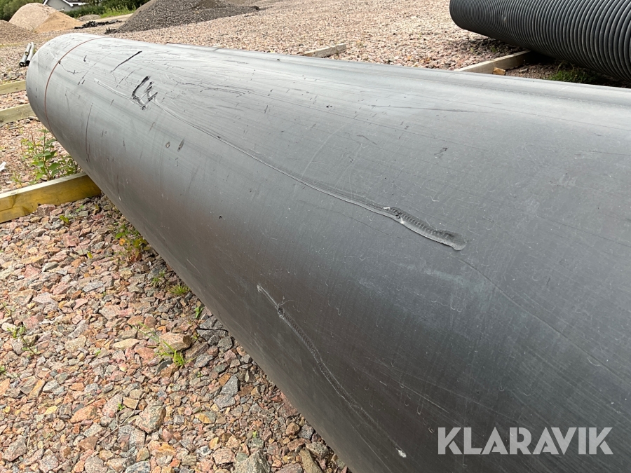 Tryckrör Pipelife PE100 SDR17 - Svart med blå stripe, Helsin