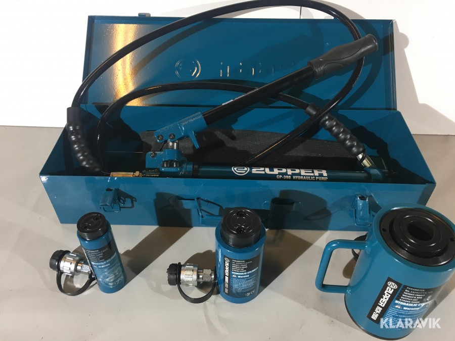 Hydraulisk pump och cylindrar Zupper