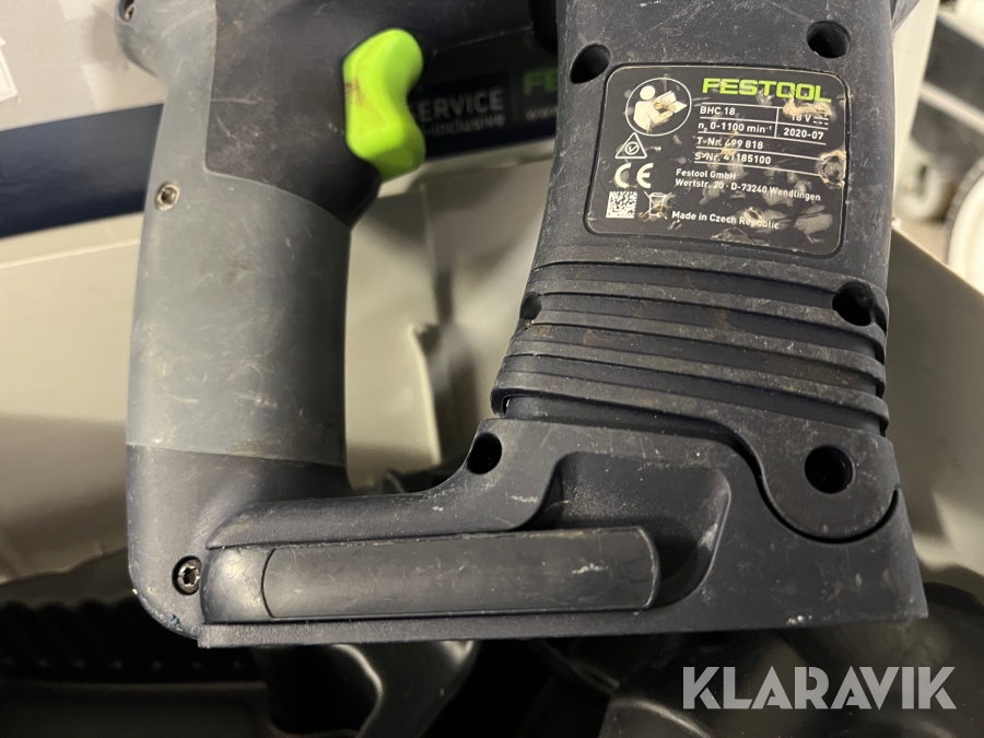 Borrhammare Festool BHC 18, Vallentuna, Klaravik auktioner