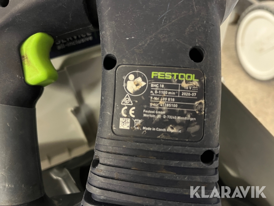Borrhammare Festool BHC 18, Vallentuna, Klaravik auktioner