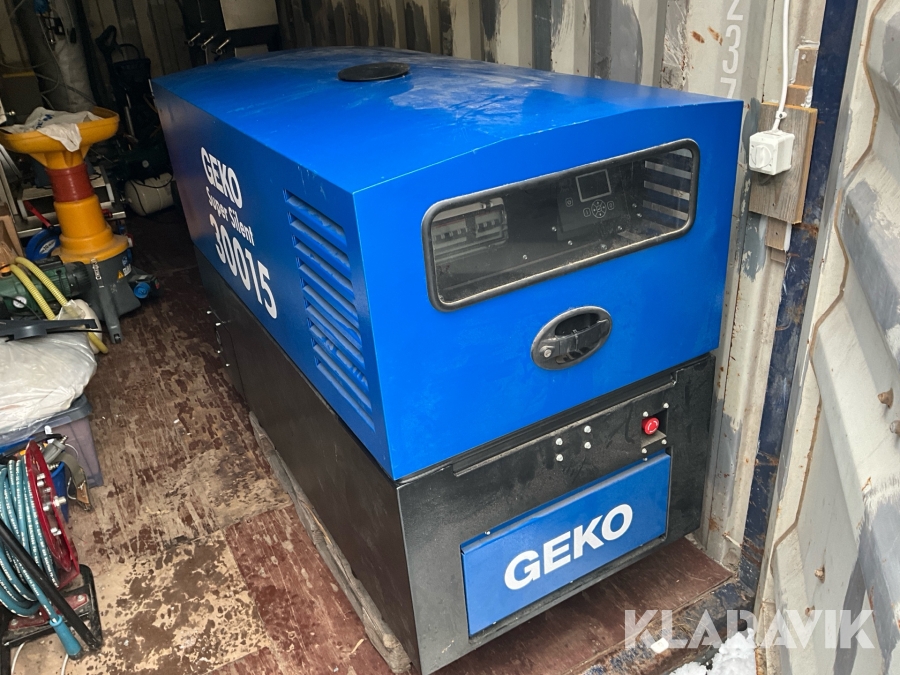 Generator Geko Super silent 30015, Södertälje, Klaravik aukt
