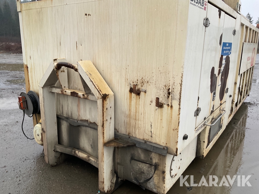 Mobilt vakuumsystem Disab Centurion LN200/8 32/18 på lastväxlarram