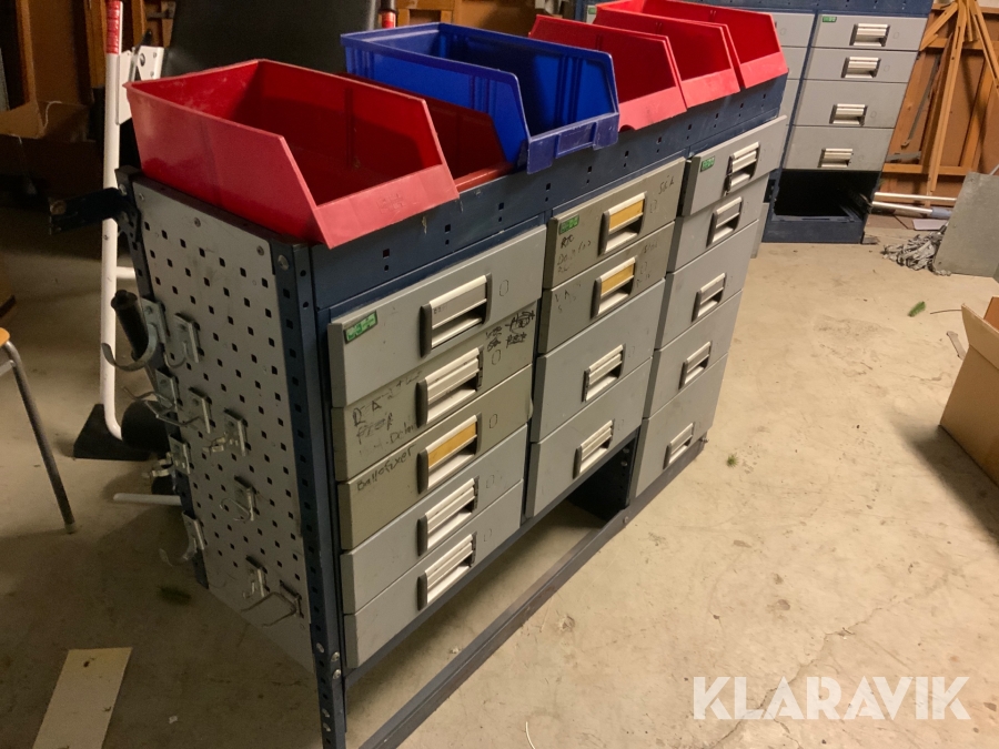 Verkstadsinredning till transportbil HH modul system, Katrin