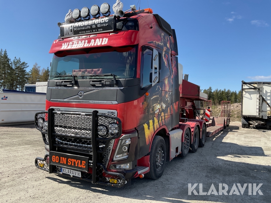 Tungdragare Volvo 750 FH16, Kristinehamn, Klaravik auktioner