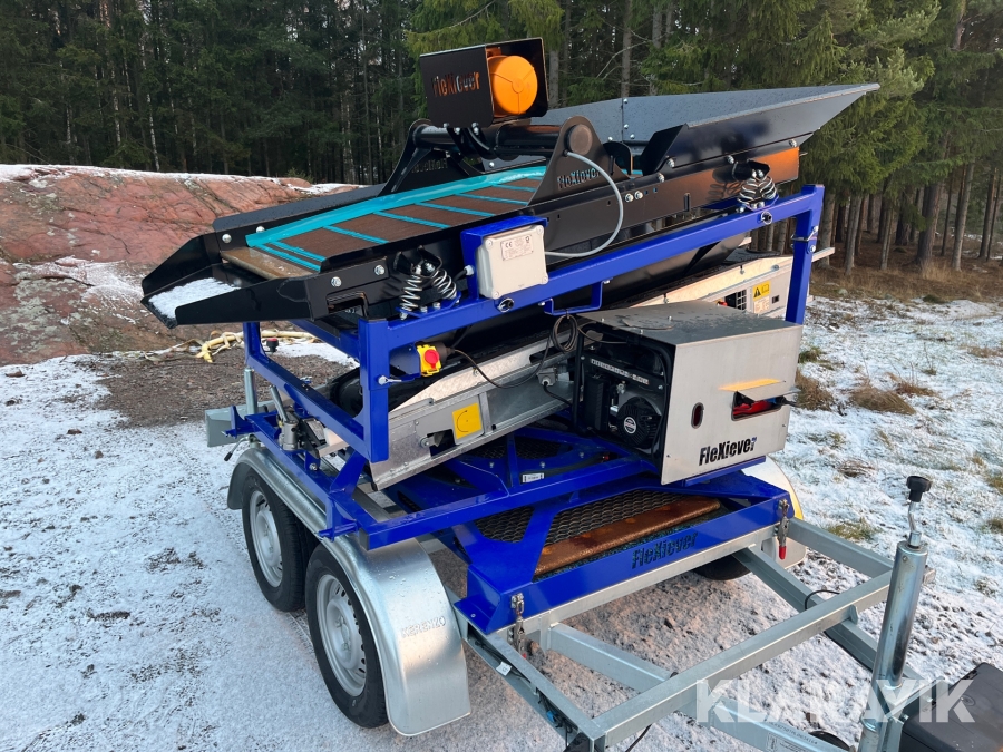 Mobilt sorteringsverk Flexiever Minitrailer, Linköping, Klar