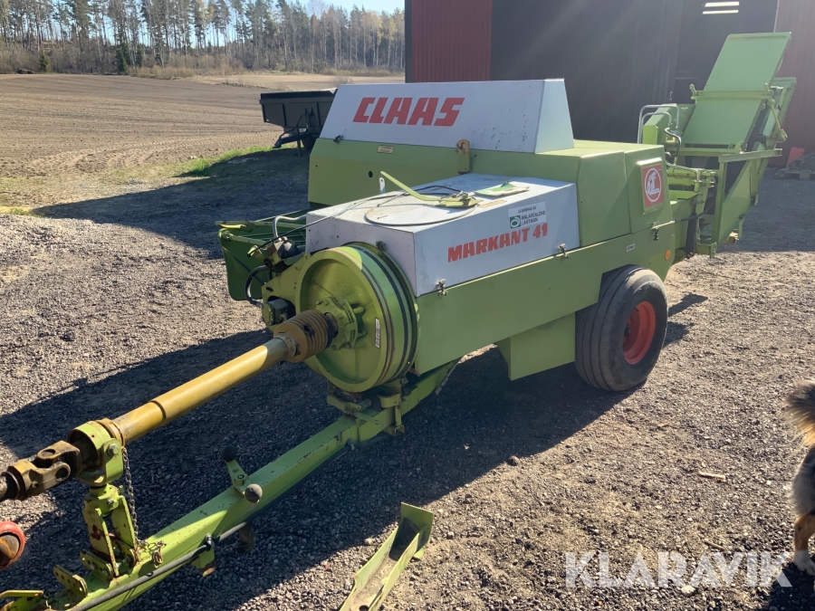 Småbalspress Claas Markant 41, Flen, Klaravik auktioner