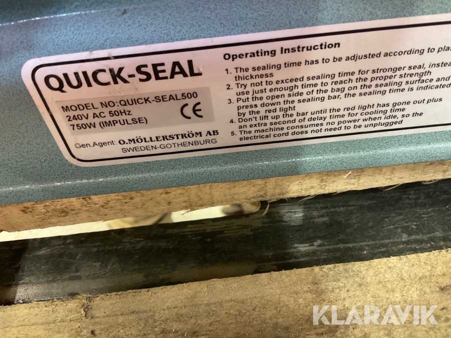 Plastsvetsar Quick seal / hacona 600 / s 620, Skellefteå, K