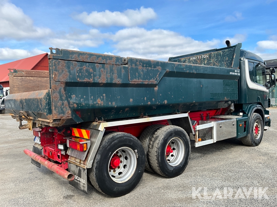 Schaktlastbil Scania P 360, Nykvarn, Klaravik auktioner