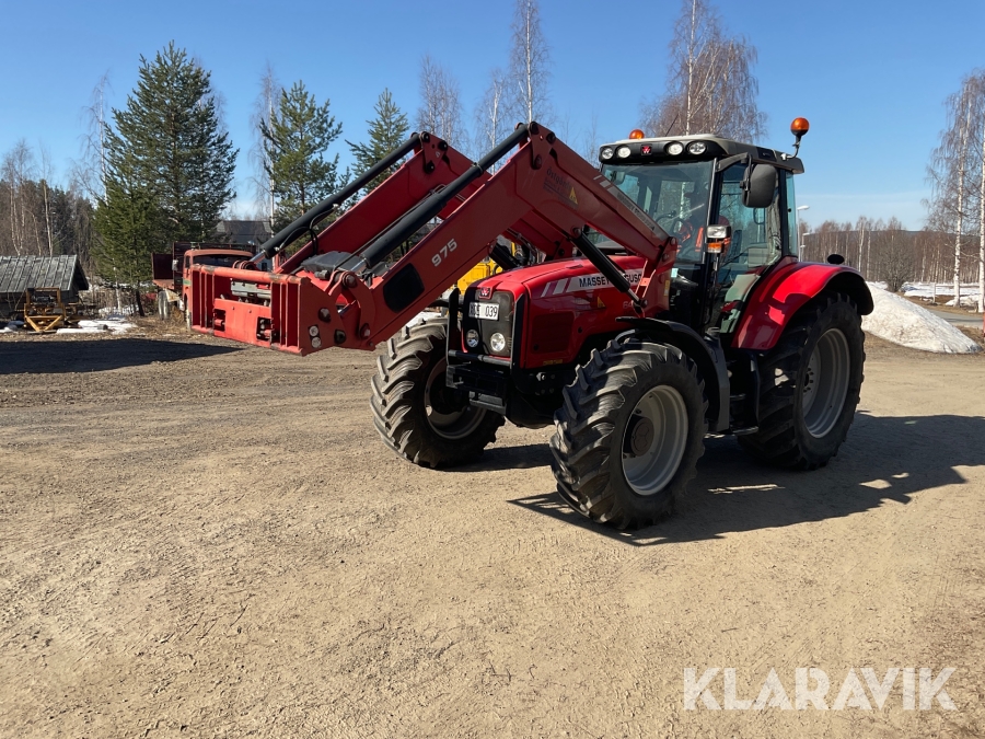 Traktor Massey Ferguson 6480 dyna 6, Boden, Klaravik auktion