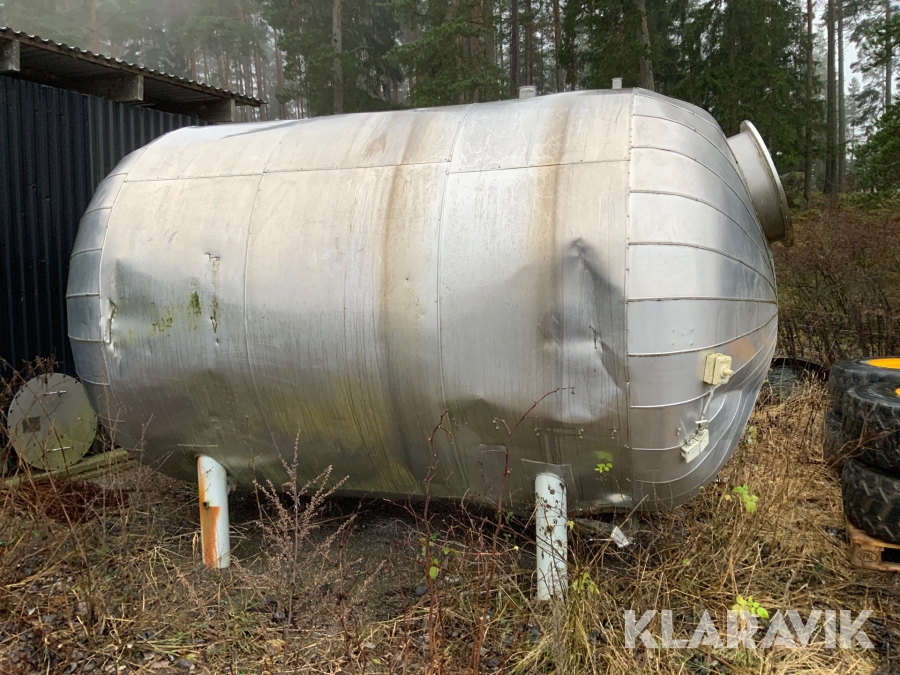 Rostfri tank 12m3, Strängnäs, Klaravik