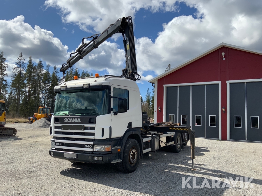Lastväxlare Scania P114 gb 6x2, Lekeberg, Klaravik auktione