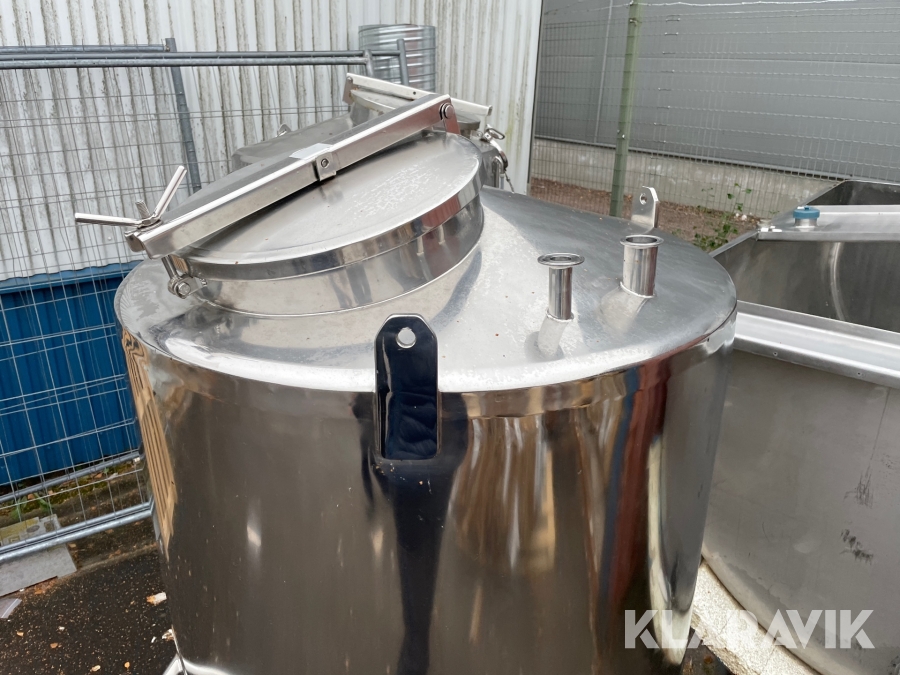 Rostfri tank LM-75-D, Karlstad, Klaravik auktioner