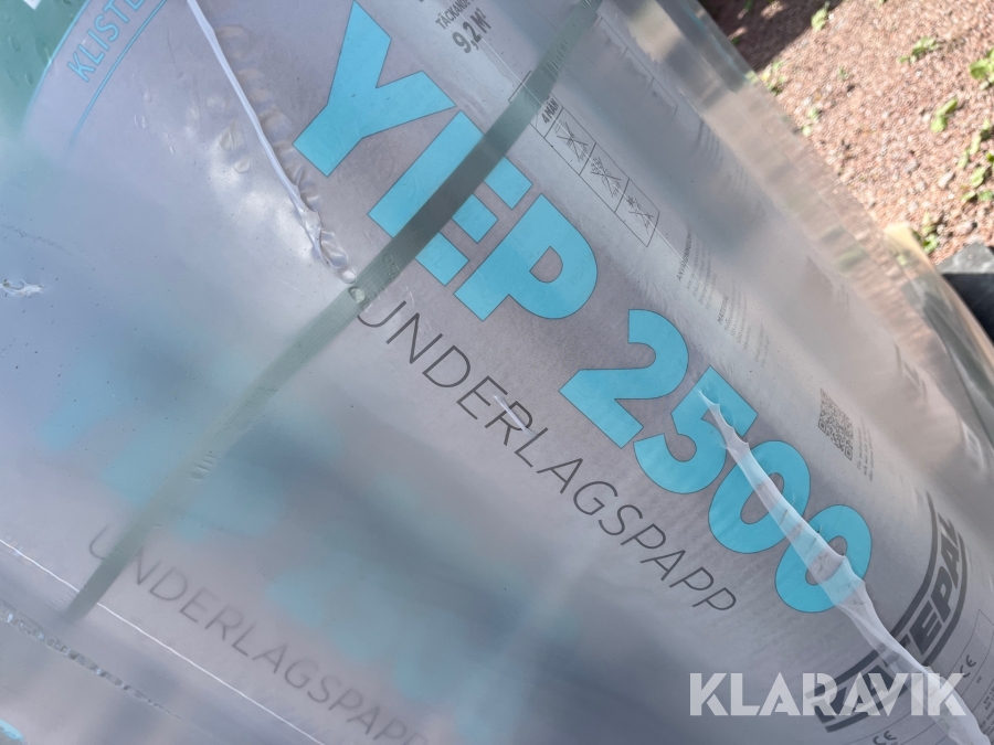 Takpapp Katepal YEP 2500, Österåker, Klaravik auktioner