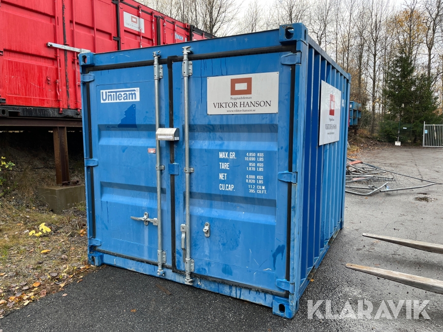 Container 8 fots, Huddinge, Klaravik auktioner