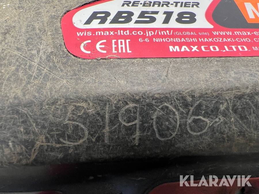 Najmaskin Max RB518, Svalöv, Klaravik auktioner