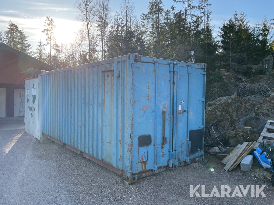 20-fots Container, Lessebo, Klaravik auktioner