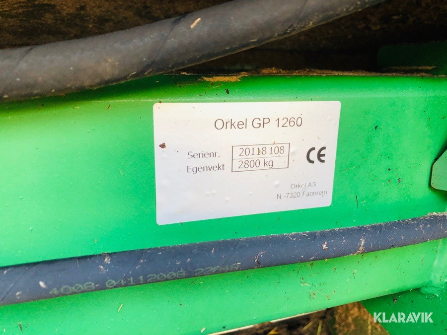 Rundbalspress Orkel GP 1260