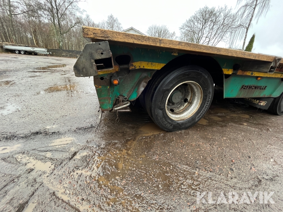 Maskintrailer/Trombontrailer Faymonville STN-3A, Klippan, K