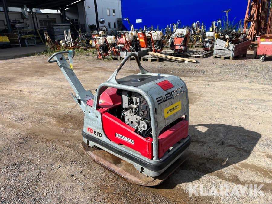 Markvibrator Swepac FB510, Svalöv, Klaravik auktioner