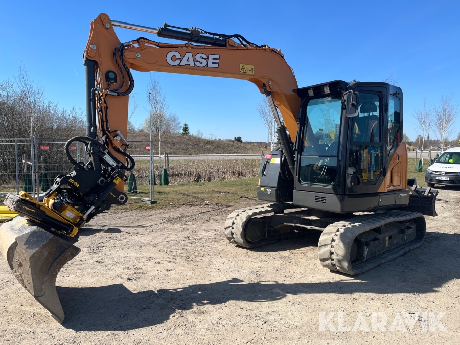 Grävmaskin Case CX85D, Åtvidaberg, Klaravik auktioner