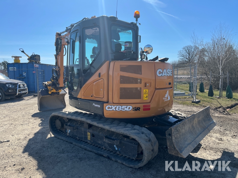 Grävmaskin Case CX85D, Åtvidaberg, Klaravik auktioner