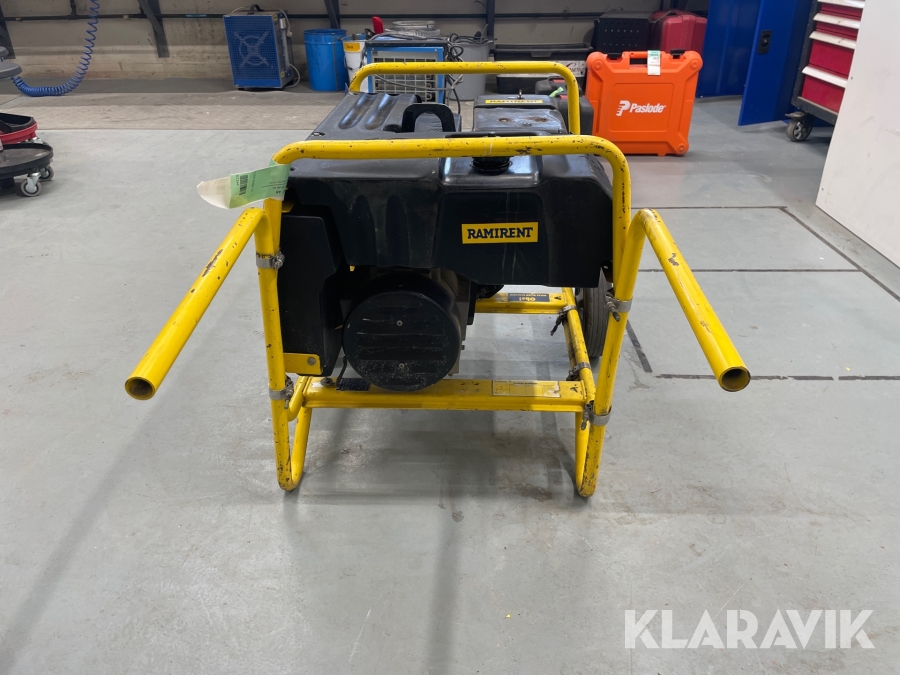 Elverk bensindrivet Wacker G4.6A, Svalöv, Klaravik auktioner