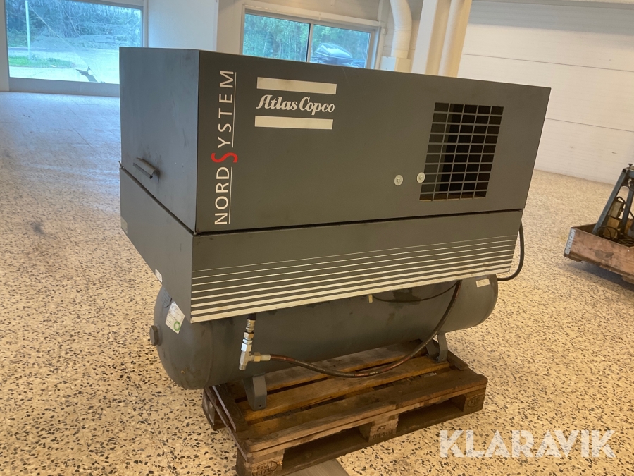Kompressor Atlas Copco Le 15010 250 h, Lycksele, Klaravik au