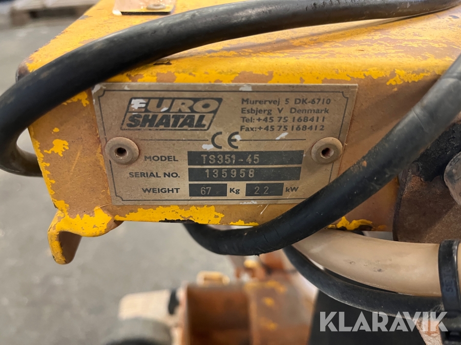 Bordstensåg Euro Shatal TS351-45, Lund, Klaravik auktioner