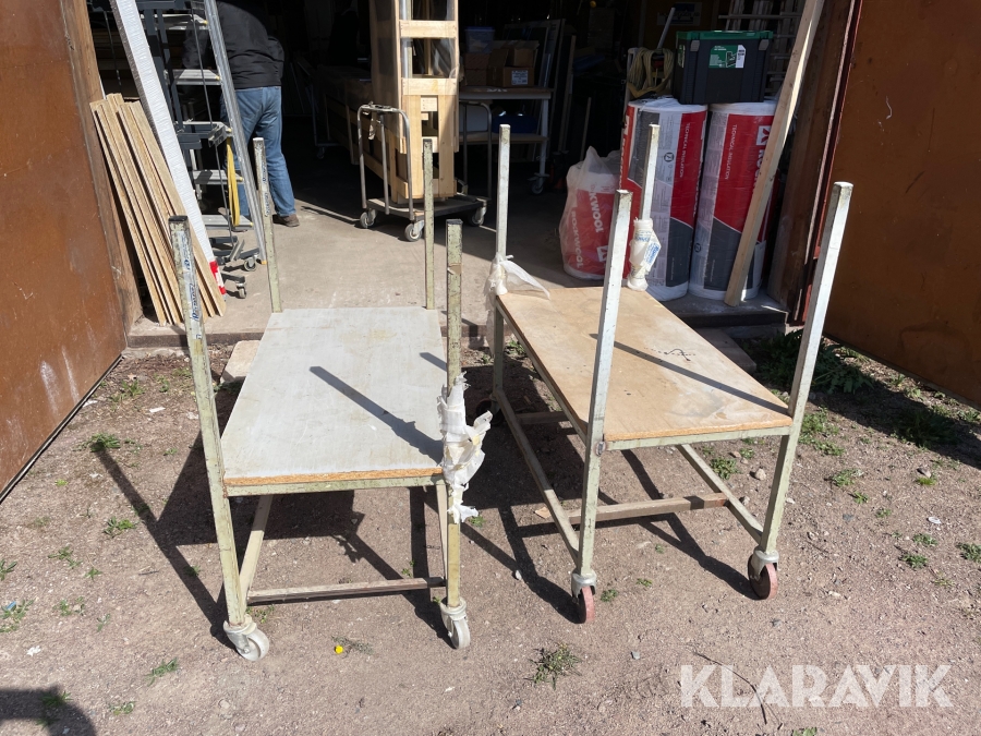 Materialvagn, Kalmar, Klaravik auktioner