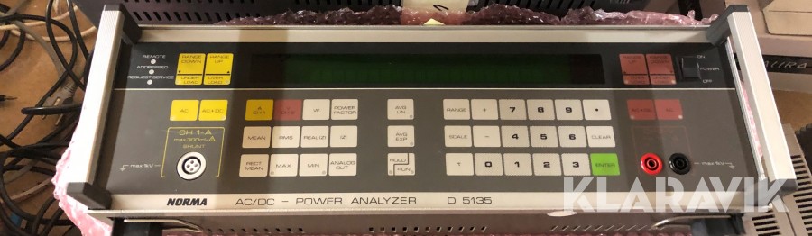 AC/DC Power Analyzer Norma D5135
