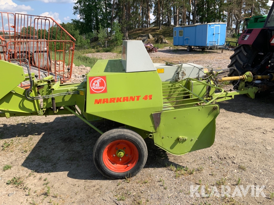 Småbalspress Claas Markant 41, Eskilstuna, Klaravik auktione