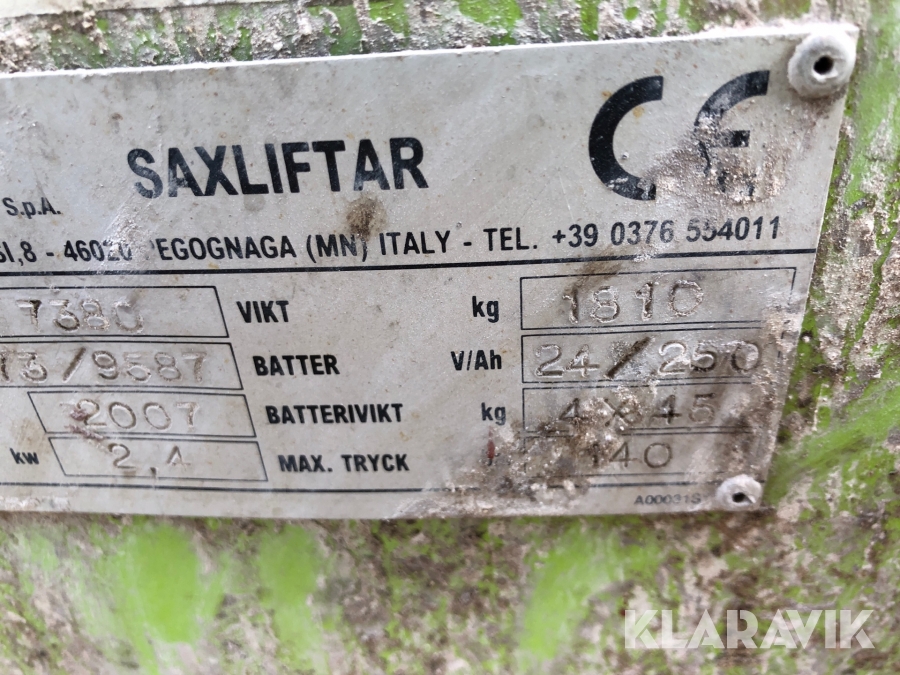Saxlift Iteco IT7380